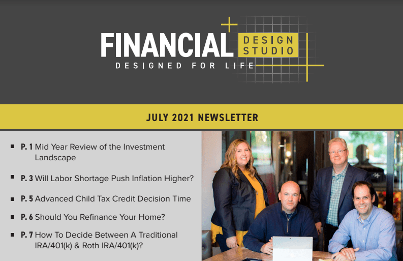 Financial Planning & Investing Newsletter July 2021